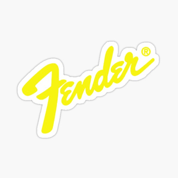 "yellow color logo" Sticker for Sale by MistyOrdonez | Redbubble