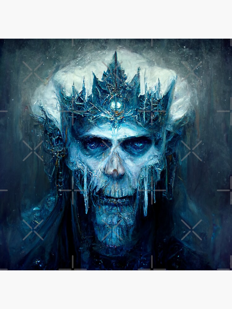 "İce King (Fully produced with artificial intelligence)" Sticker for ...