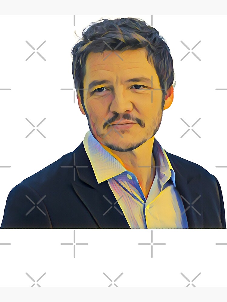 "Funny Gift Chilean Pedro American Pascal Actor Retro Wave" Poster for ...