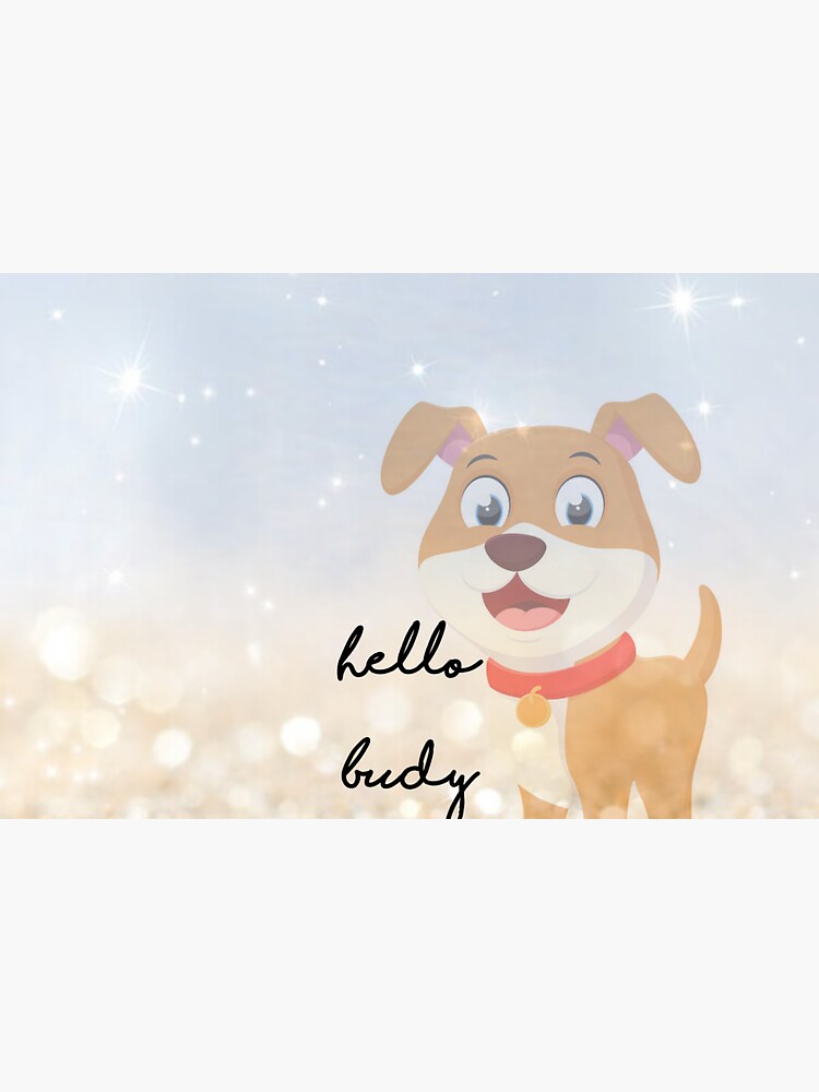 "Hello buddy, Hello friends." Sticker for Sale by Arvind1993 | Redbubble