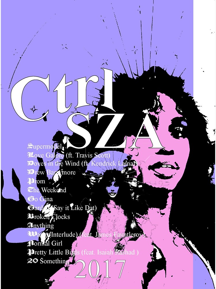 "CTRL SZA " Sticker for Sale by warrenbailey00 | Redbubble