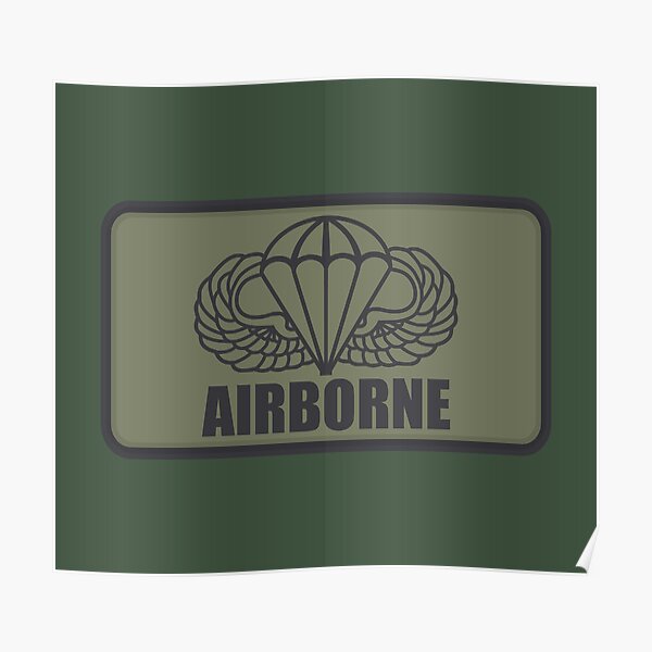 "US Army Airborne" Poster for Sale by StrongVlad | Redbubble