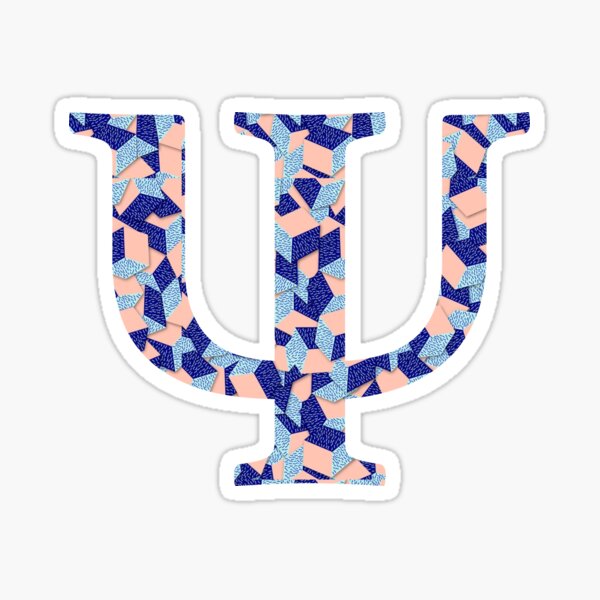 "psi" Sticker for Sale by AMANDA MILLER | Redbubble