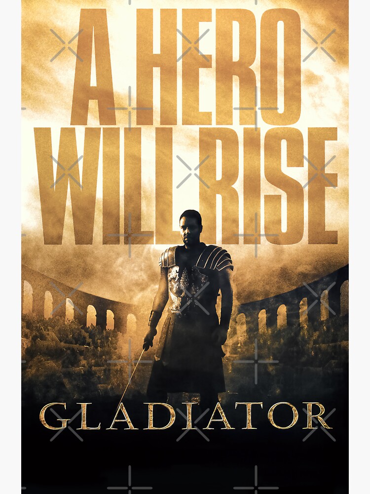 "Gladiator - Limited Edition Poster" Sticker for Sale by koolzombie ...
