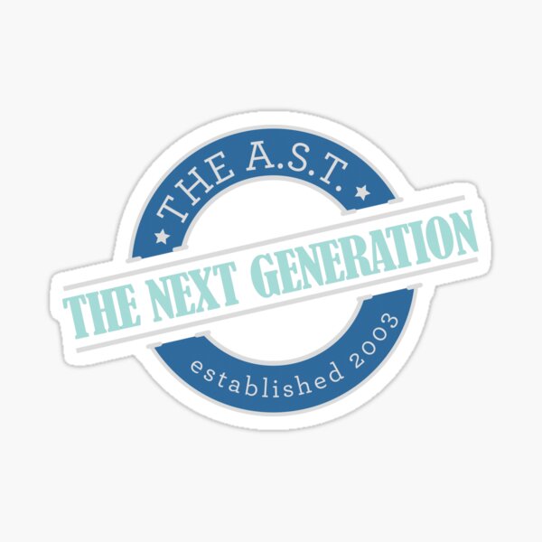 "A.S.T - THE NEXT GEN" Sticker for Sale by jjabramss | Redbubble