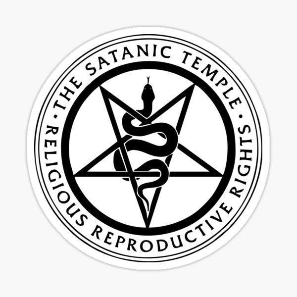 "TST-Satanic Logo " Sticker for Sale by PetraHaag | Redbubble
