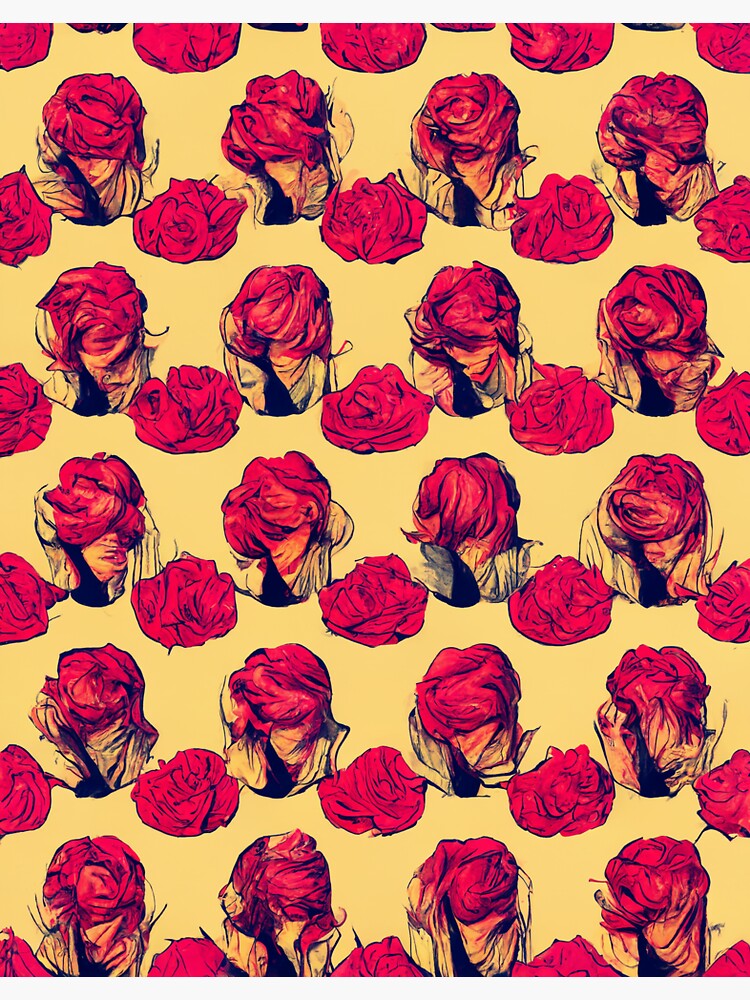 "Vintage Rose of 90s" Sticker for Sale by Visual-artist24 | Redbubble