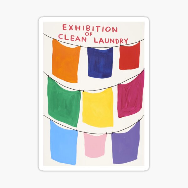 "Clothesline" Sticker for Sale by alvahills | Redbubble