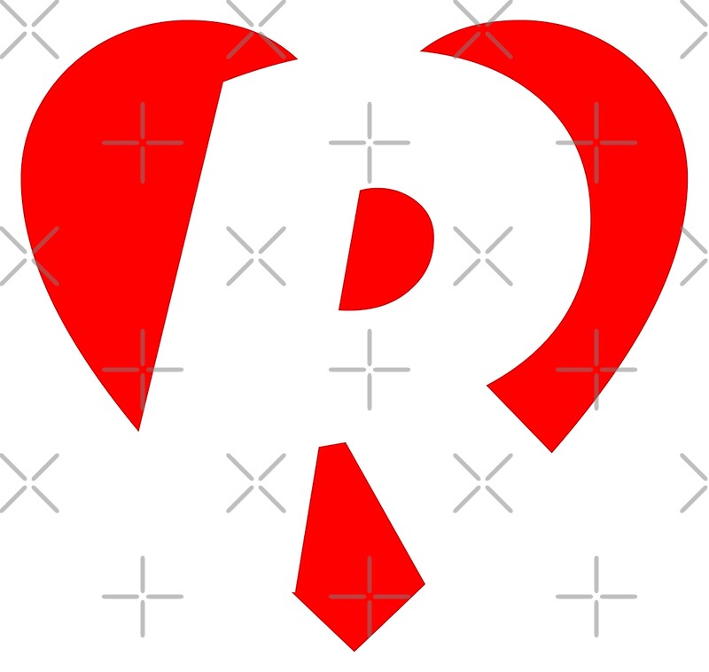 "I love R - Heart R - Heart with letter R" Art Prints by theshirtshops ...
