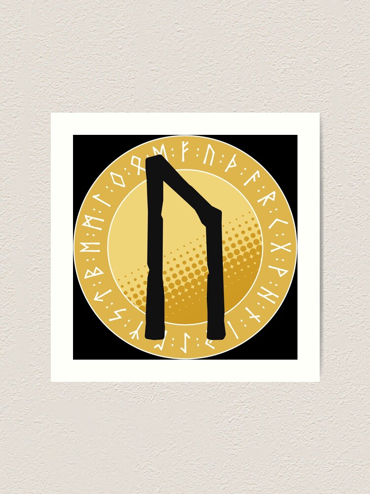 "Viking Runes and Runic Symbols - Uruz (Strength)" Art Print for Sale ...