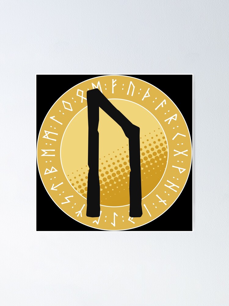 "Viking Runes and Runic Symbols - Uruz (Strength)" Poster for Sale by ...