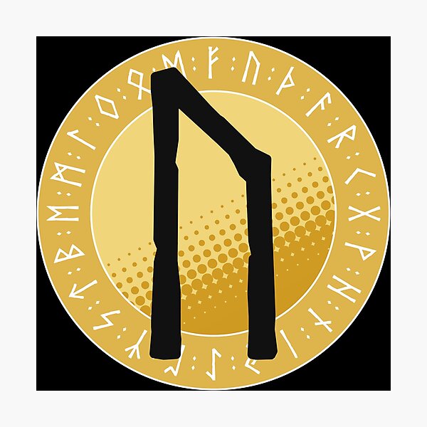 "Viking Runes and Runic Symbols - Uruz (Strength)" Photographic Print ...