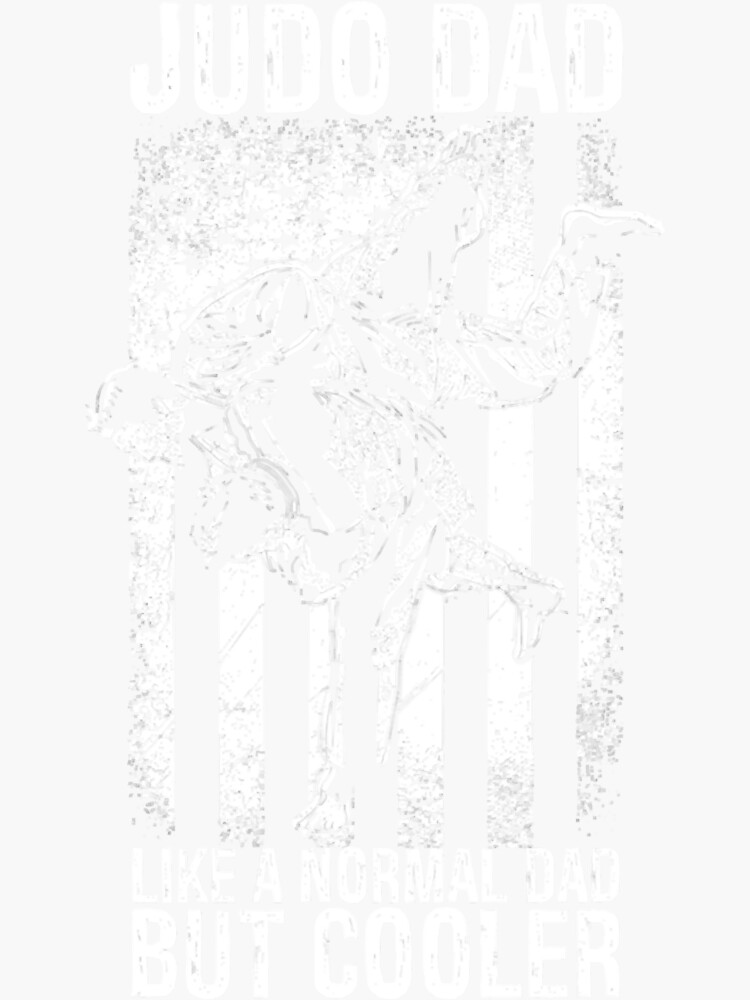 "Judo Judoka Mma Dad Father American" Sticker for Sale by ...