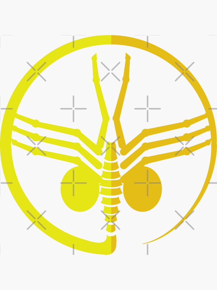 "Facehugger Illustration" Sticker for Sale by DesigningLife | Redbubble
