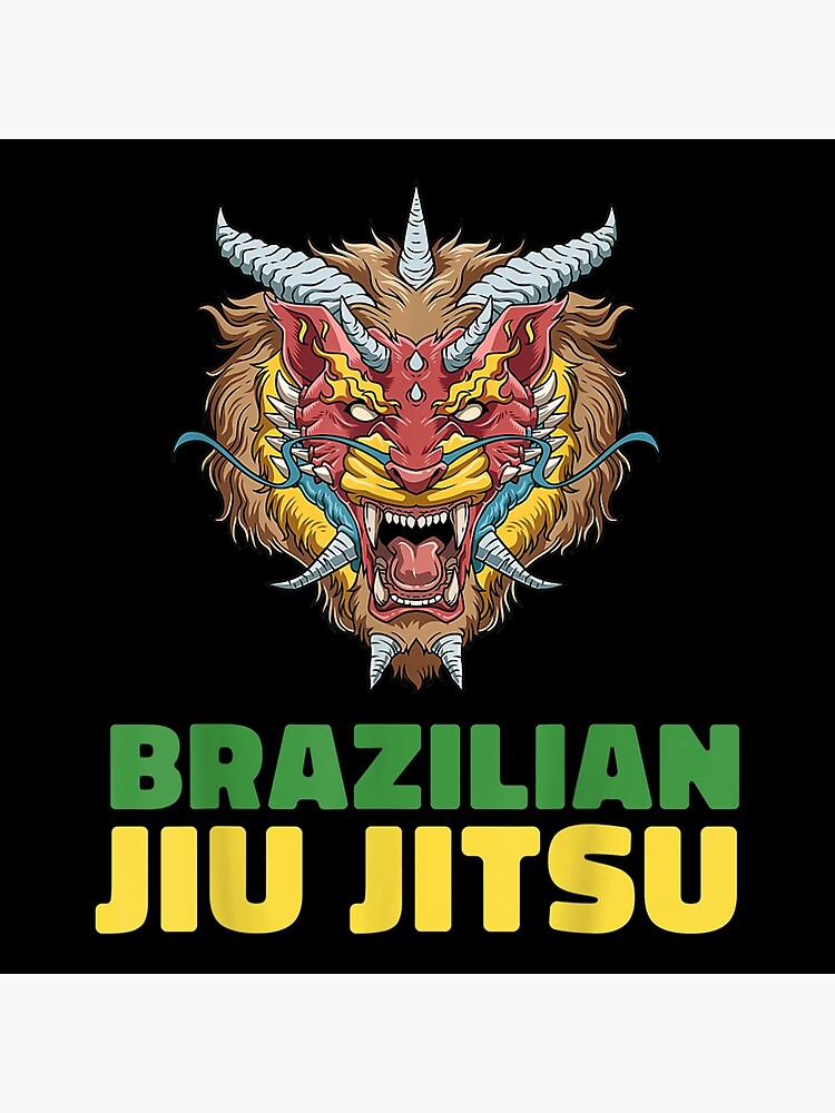 "Jiu Jitsu Lion Demon - Brazilian Jiu Jitsu and Grappling" Poster for ...