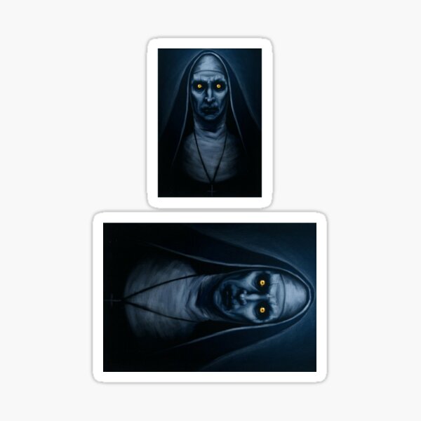 "The Conjuring Sister Valak" Sticker for Sale by stacyfashion | Redbubble