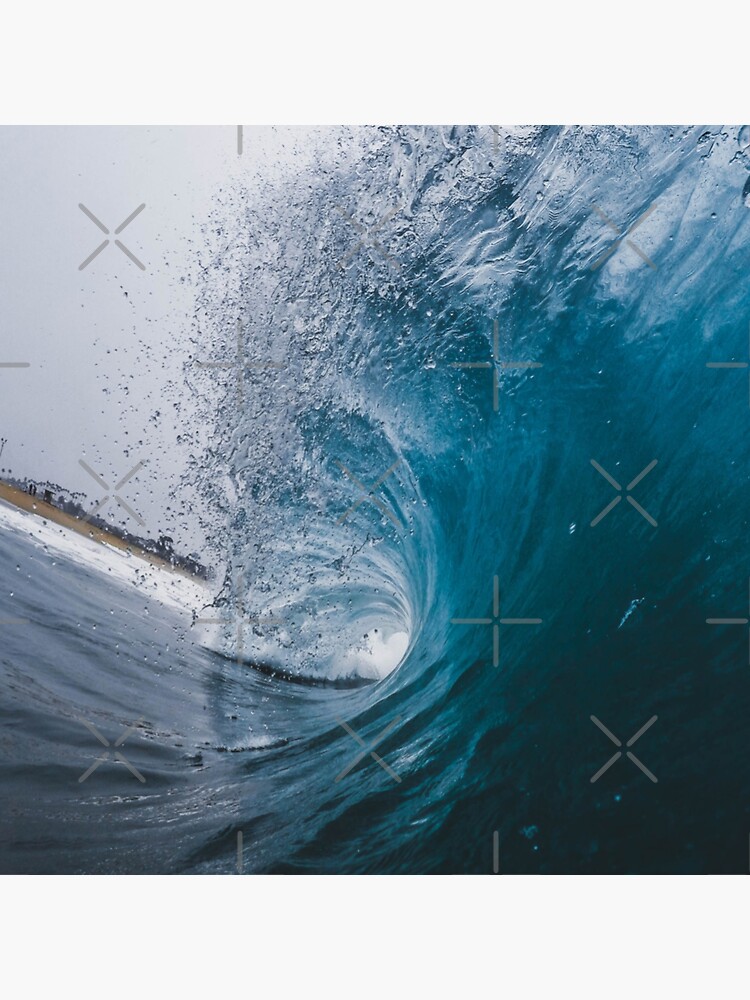 "Amazing blue wave" Sticker for Sale by TheCoolGuys | Redbubble