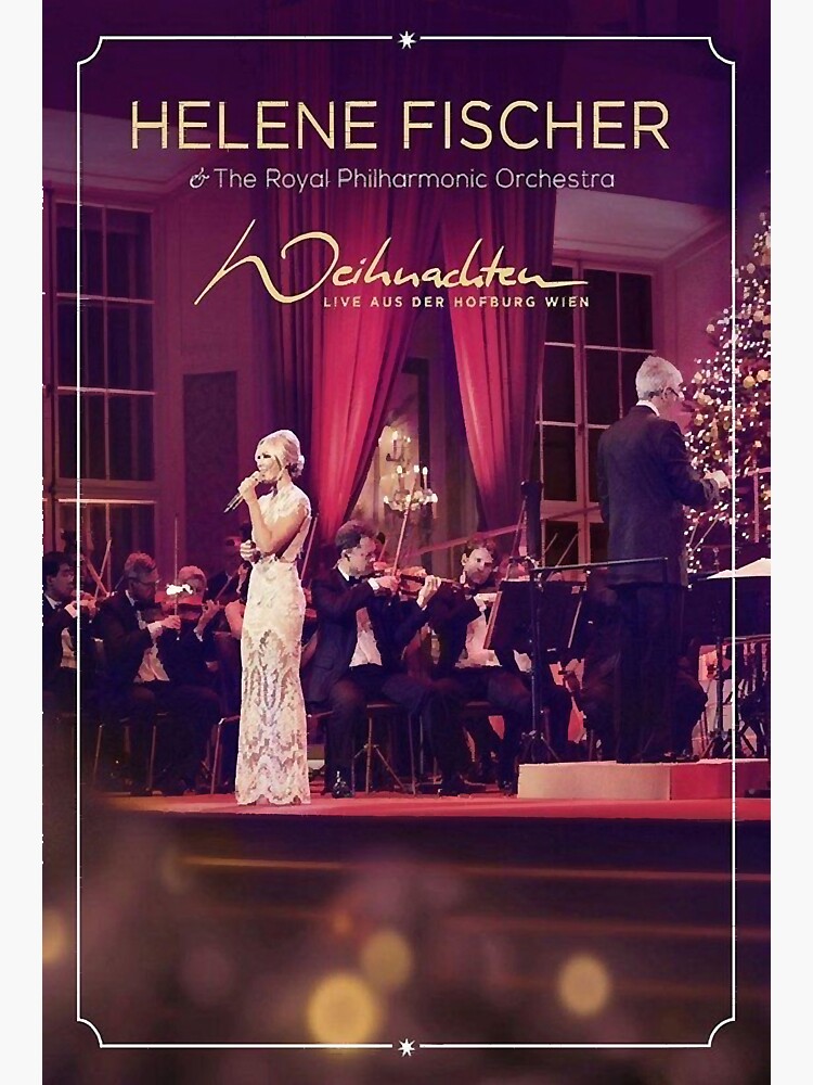 "Helene Fischer Poster" Sticker for Sale by Kingrap45 | Redbubble