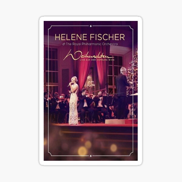 "Helene Fischer Poster" Sticker for Sale by Kingrap45 | Redbubble