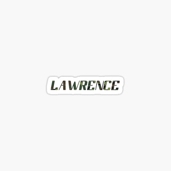 "LAWRENCE Name III - My name is LAWRENCE - typography name - Camo Vibe ...