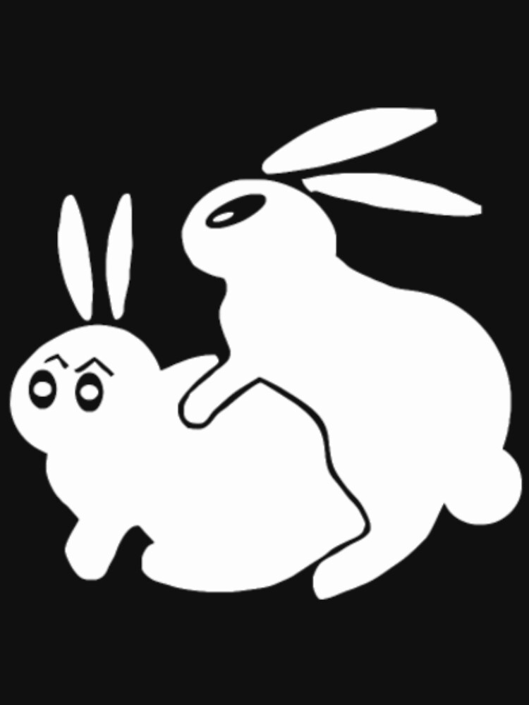 "Rude Rabbits Humping" T-shirt for Sale by flowtoys | Redbubble ...