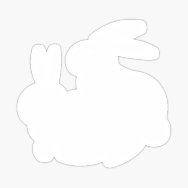 "Rude Rabbits Humping" Sticker for Sale by flowtoys | Redbubble