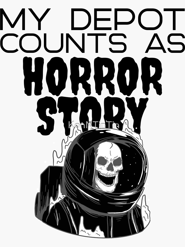 "Halloween: Horror Depot | Astro Skeleton" Sticker for Sale by ...