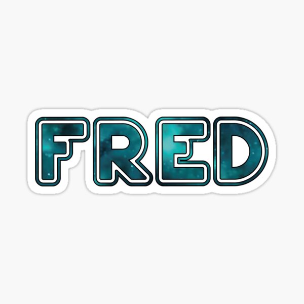 "FRED Name II - My name is FRED - typography name - Galaxy Vibe ...