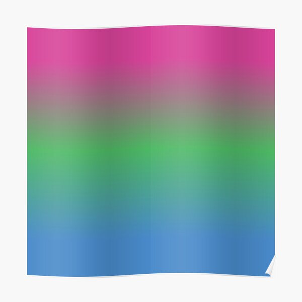 "Gradient (Polysexual theme)" Poster by Centeris2 | Redbubble