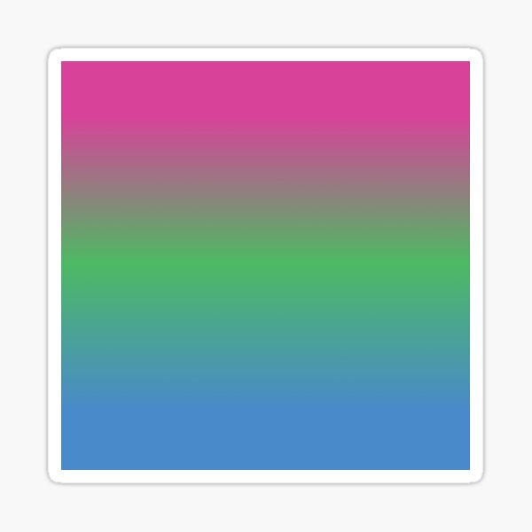 "Gradient (Polysexual theme)" Sticker for Sale by Centeris2 | Redbubble