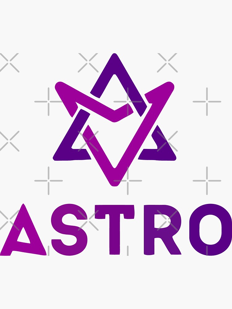 ASTRO logo K pop Sticker for Sale by MimsTheCat Redbubble