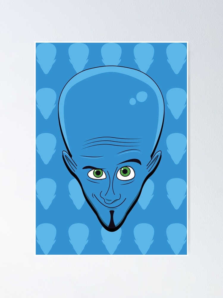 "mega mind" Poster by Necronder | Redbubble