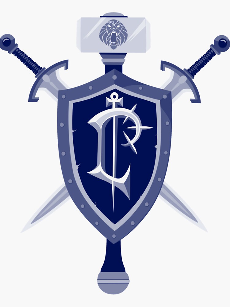 "Minimalist Stormwind Lordaeron Crest " Sticker for Sale by ...