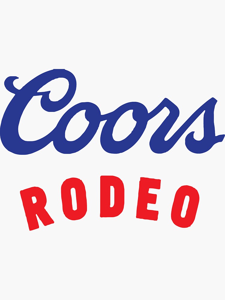 "Coors Banquet Rodeo Logo Distressed" Sticker for Sale by ocampoajke ...