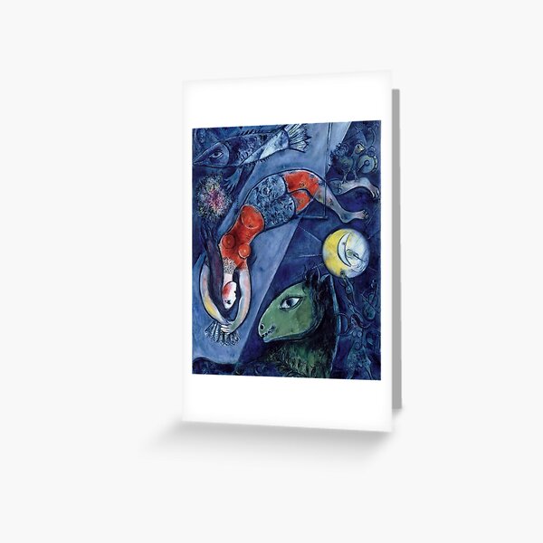 "Marc Chagall paintings" Greeting Card for Sale by Megaplus | Redbubble