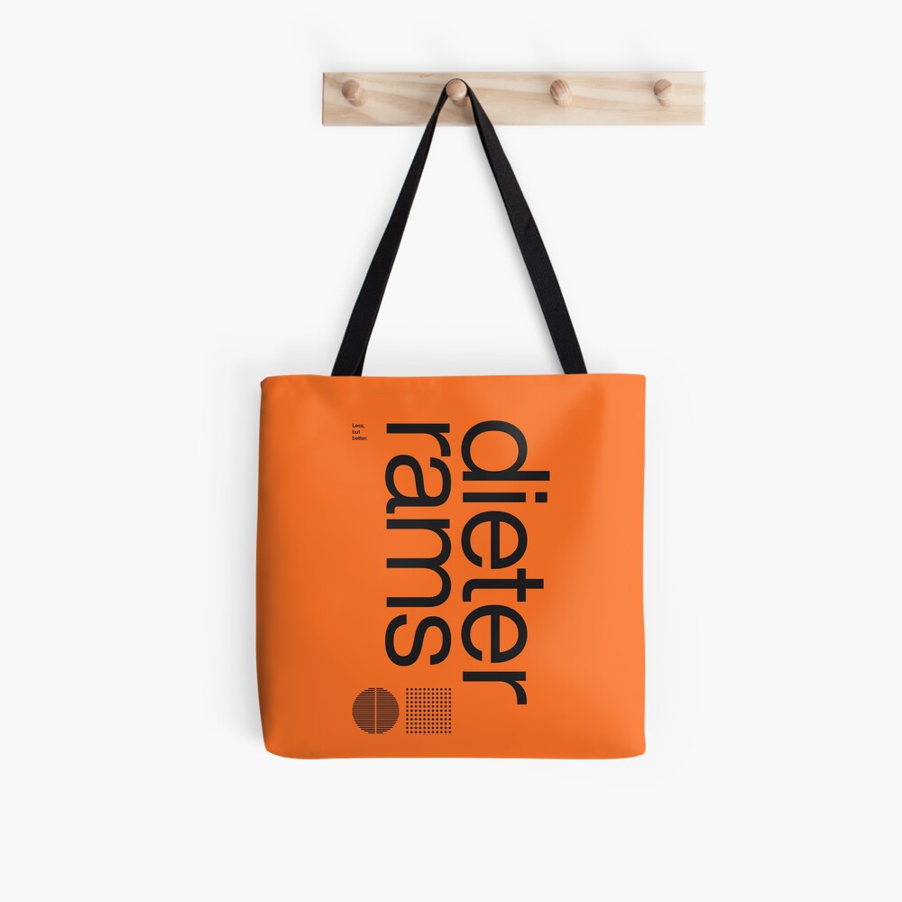 "Dieter Rams - Less but Better Design" Tote Bag for Sale by sub88 ...