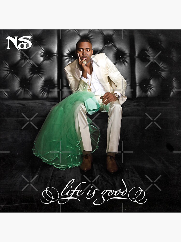 "More Then Awesome Nas Life Is Good Graphic For Fan" Sticker for Sale ...