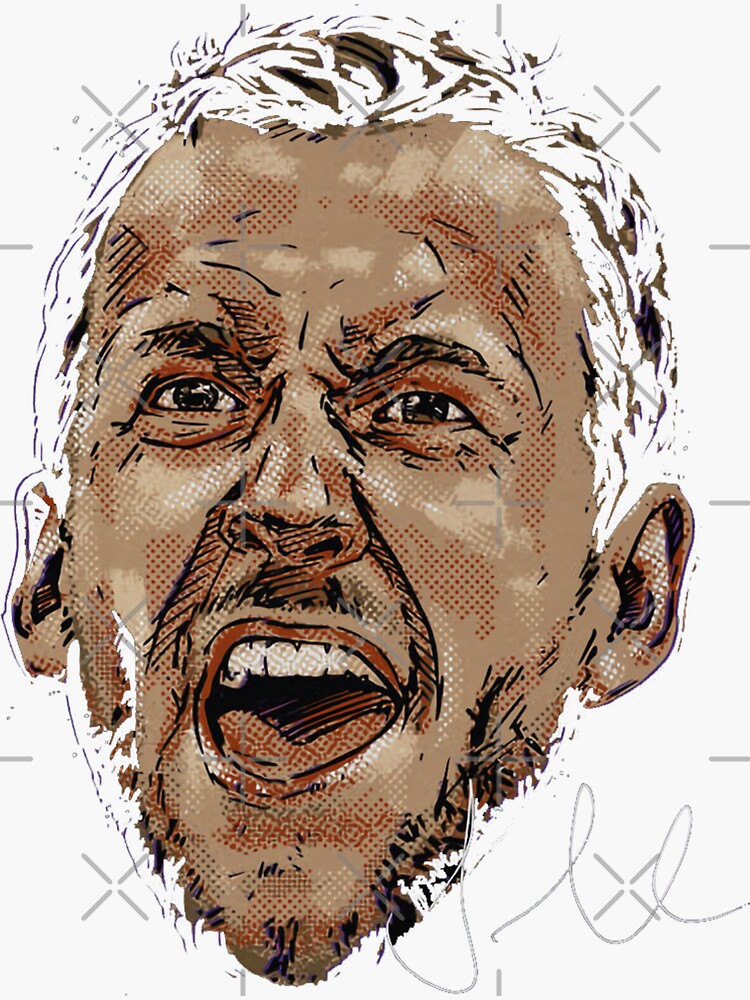 "Joe Ingles Scream" Sticker for Sale by richardreesep | Redbubble
