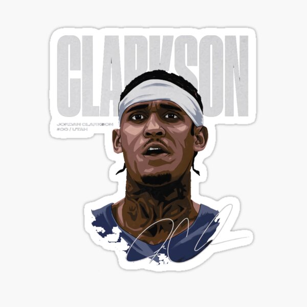 "Jordan Clarkson Game Face" Sticker for Sale by richardreesep | Redbubble
