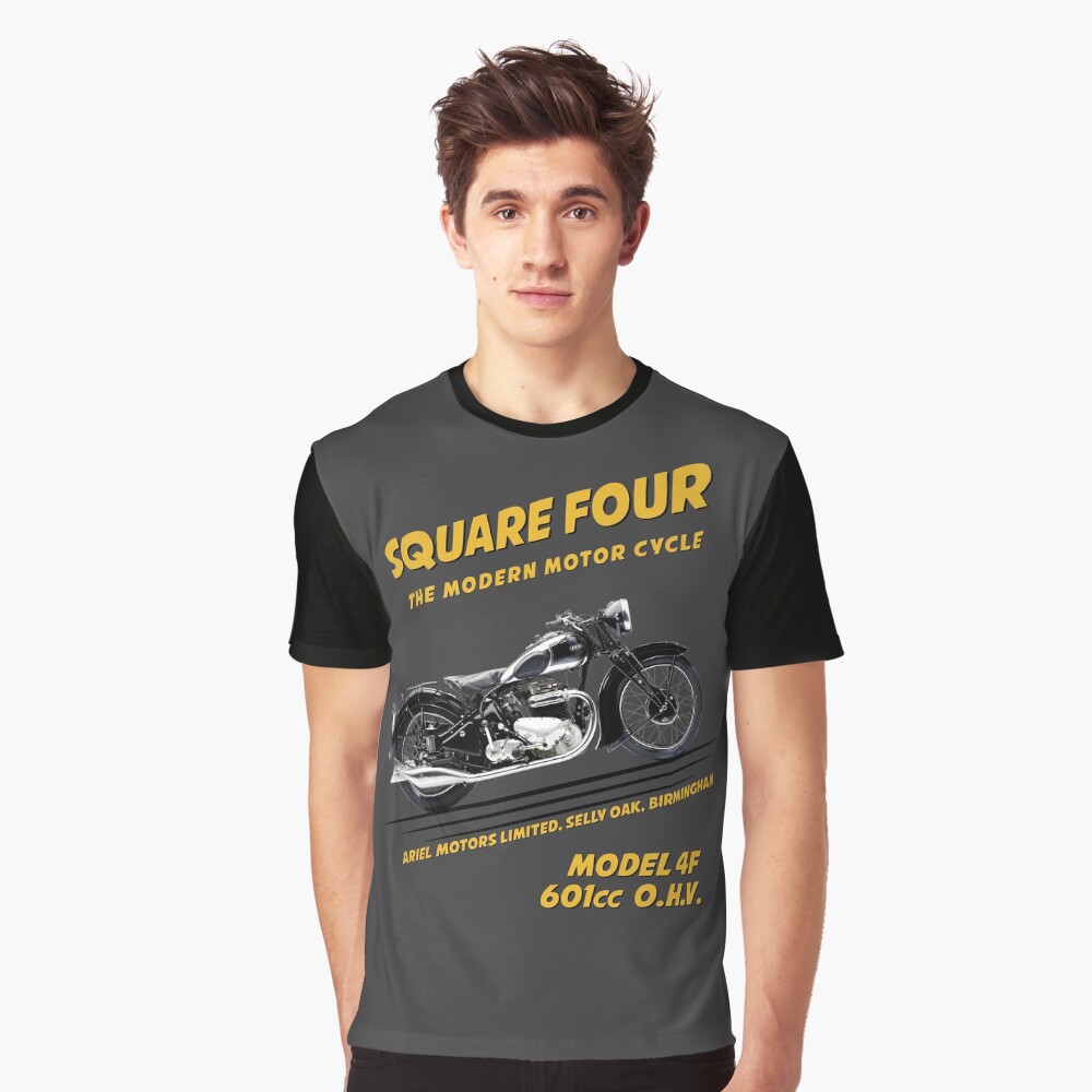 "Ariel Square Four Model 4F" Poster for Sale by rogue-design | Redbubble