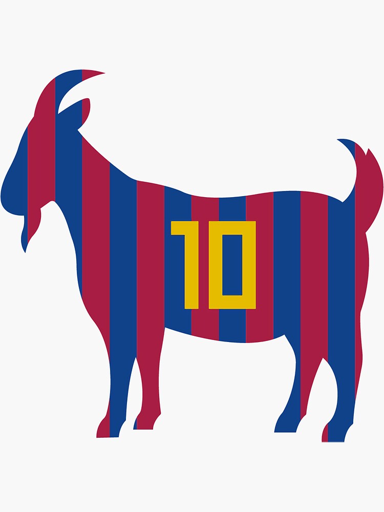 "Soccer Goat 10 Barcelona/Perfect Design For Everyone" Sticker for Sale ...