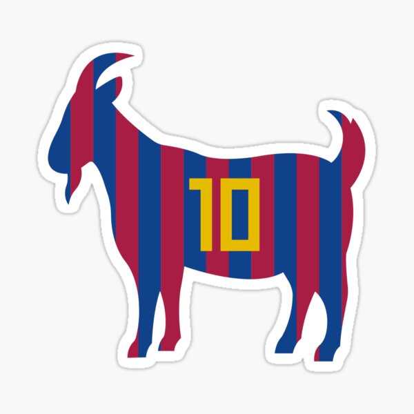 "Soccer Goat 10 Barcelona/Perfect Design For Everyone" Sticker for Sale ...