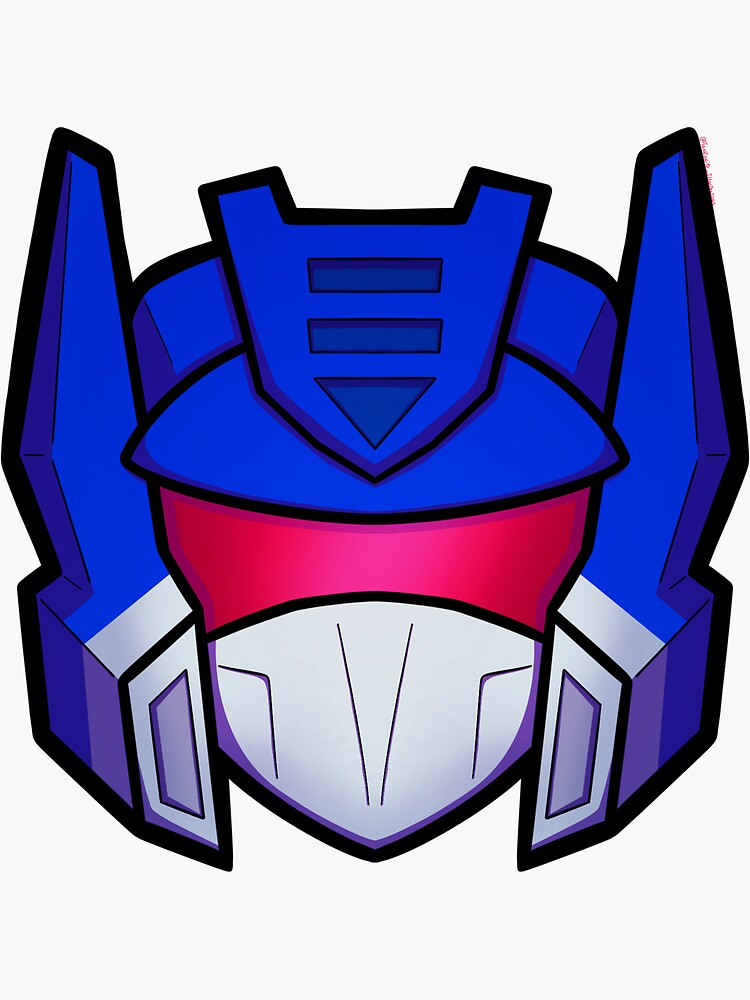 "Soundwave Head" Sticker for Sale by Tanzanite-Draws | Redbubble