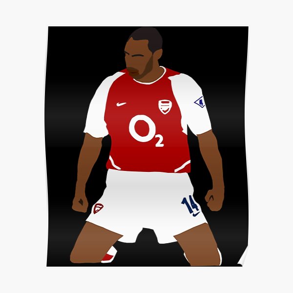 "Thierry Henry Iconic Goal Celebration " Poster for Sale by ...