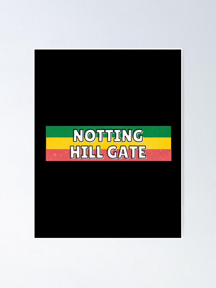 "London Underground Station Sticker and Shirt - Notting Hill Gate ...