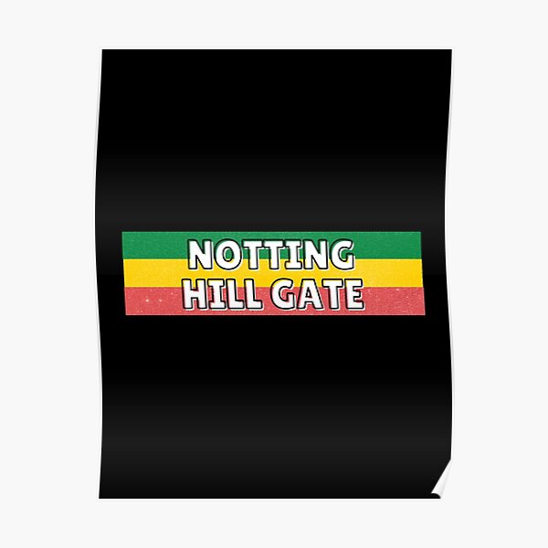 "London Underground Station Sticker and Shirt - Notting Hill Gate ...