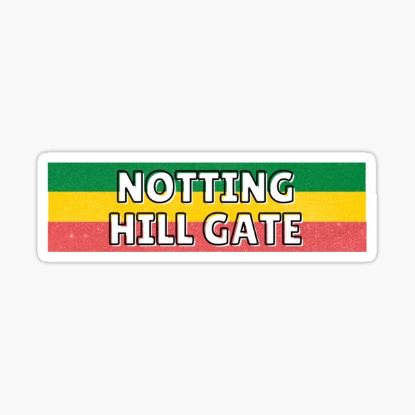 "London Underground Station Sticker and Shirt - Notting Hill Gate ...