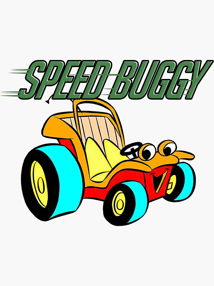 "SPEED BUGGY" Sticker for Sale by manpreet666 | Redbubble