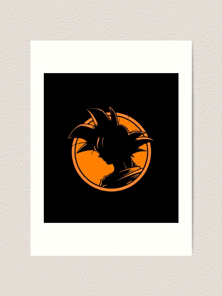 "Dragon Ball Goku Sticker Design Dragon Ball Goku Stickers" Art Print ...
