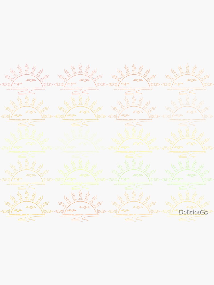 "Forever Chasing Sunsets Sticker" Sticker for Sale by DeliciouSs ...